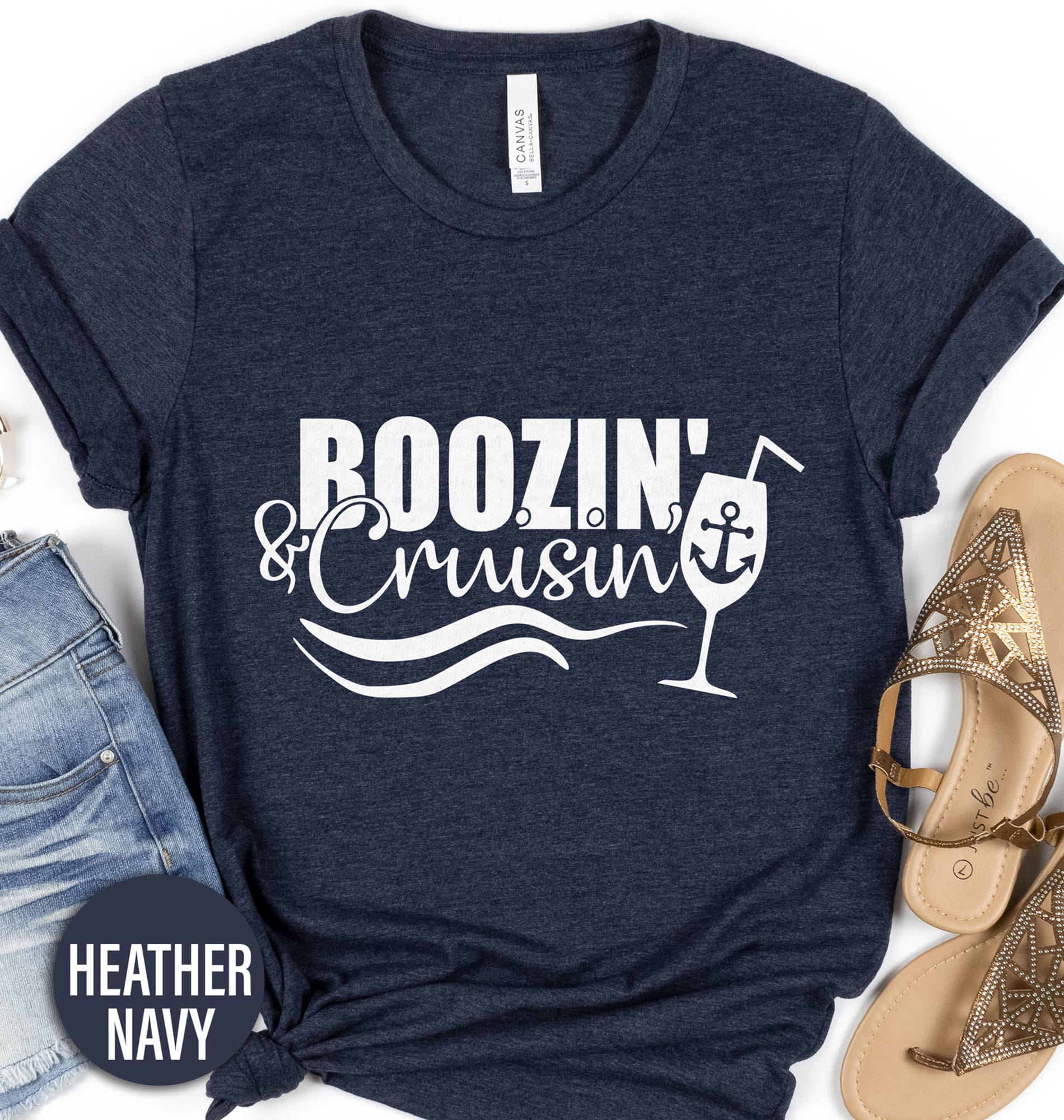 Boozin and Cruisin Shirt - Perfect Cruise Vacation Tee | SEO