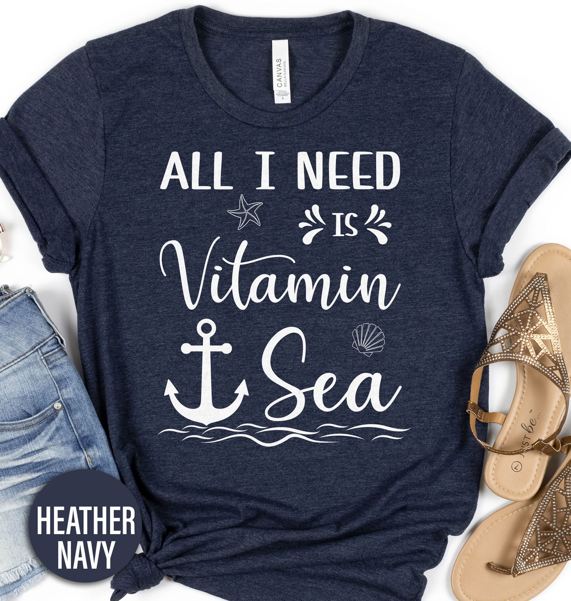Vitamin Sea Cruise Shirt - Essential Cruise Vacation T-Shirt