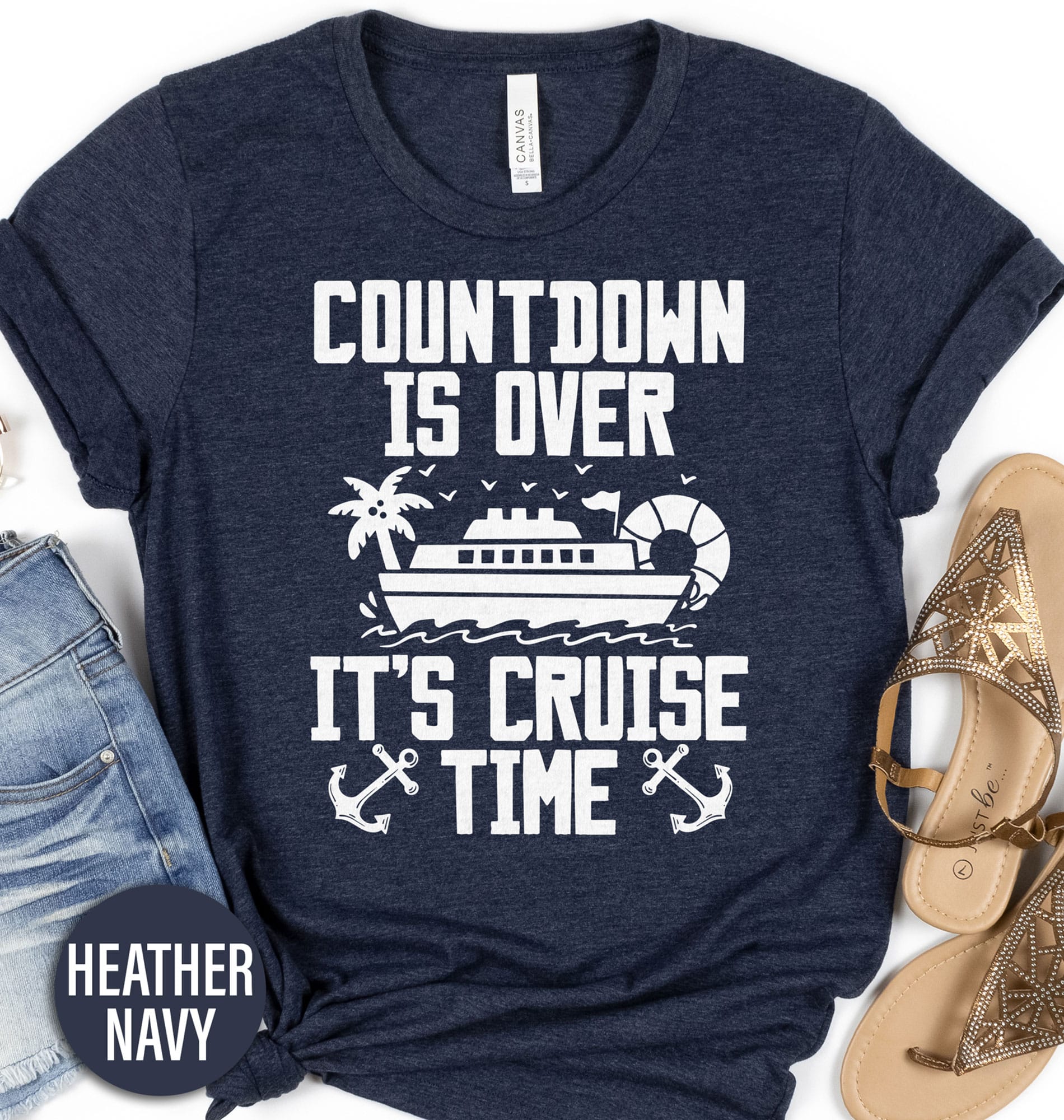 Countdown Is Over Cruise Time Tee - Perfect Vacation T-Shirt