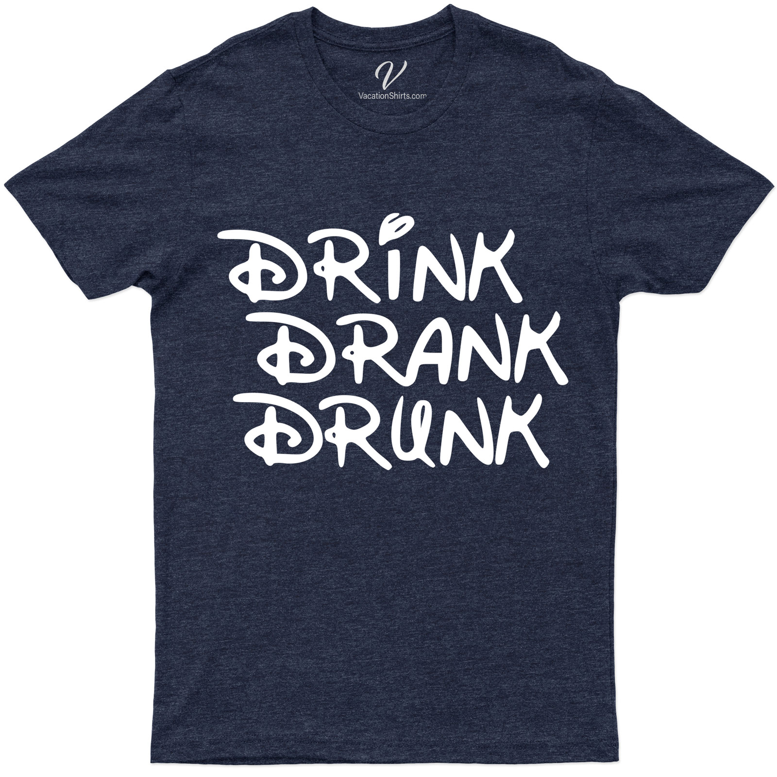Disney Drink Drank Drunk Shirt - Unique Disney Themed Tees