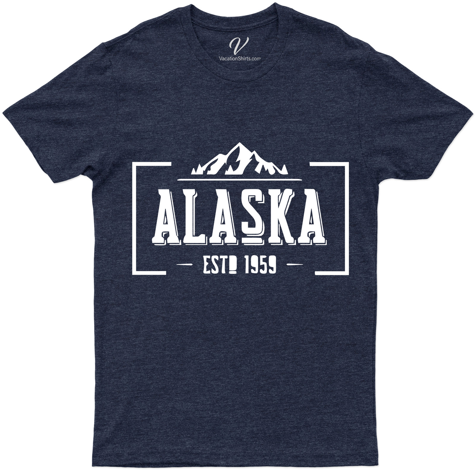 Alaska Retro Font Tee - Vintage Style T-Shirts Online