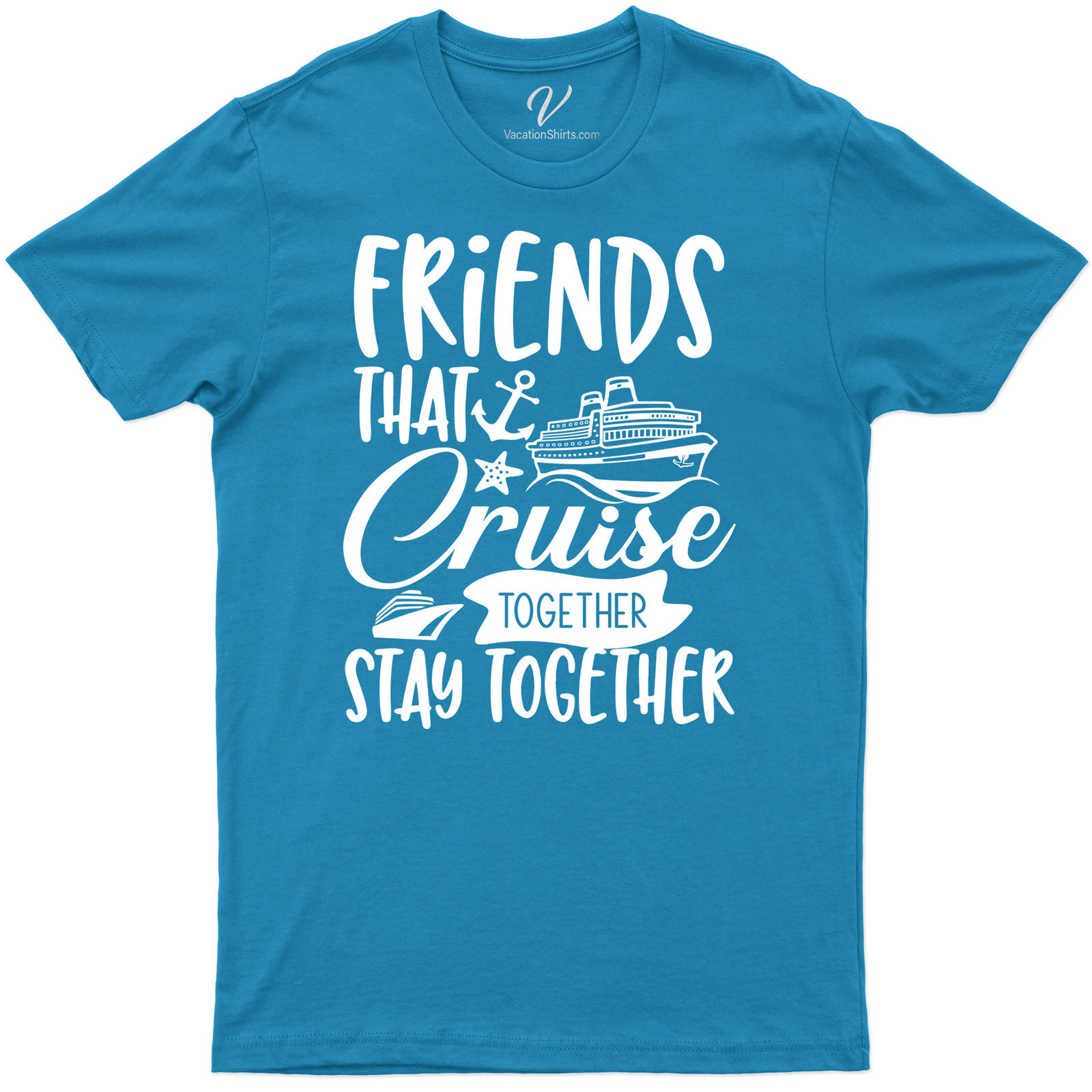 Friends Cruise Forever Tee - Premium Vacation Shirts | VacationShirts.com