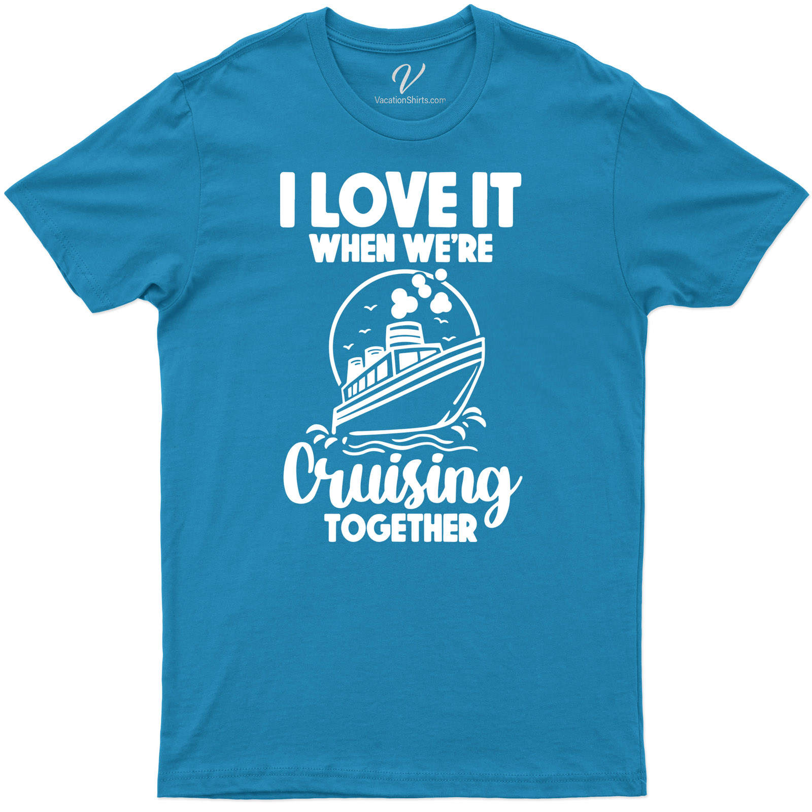 Cruise Love Duo Tee - Perfect Couple Vacation Shirt