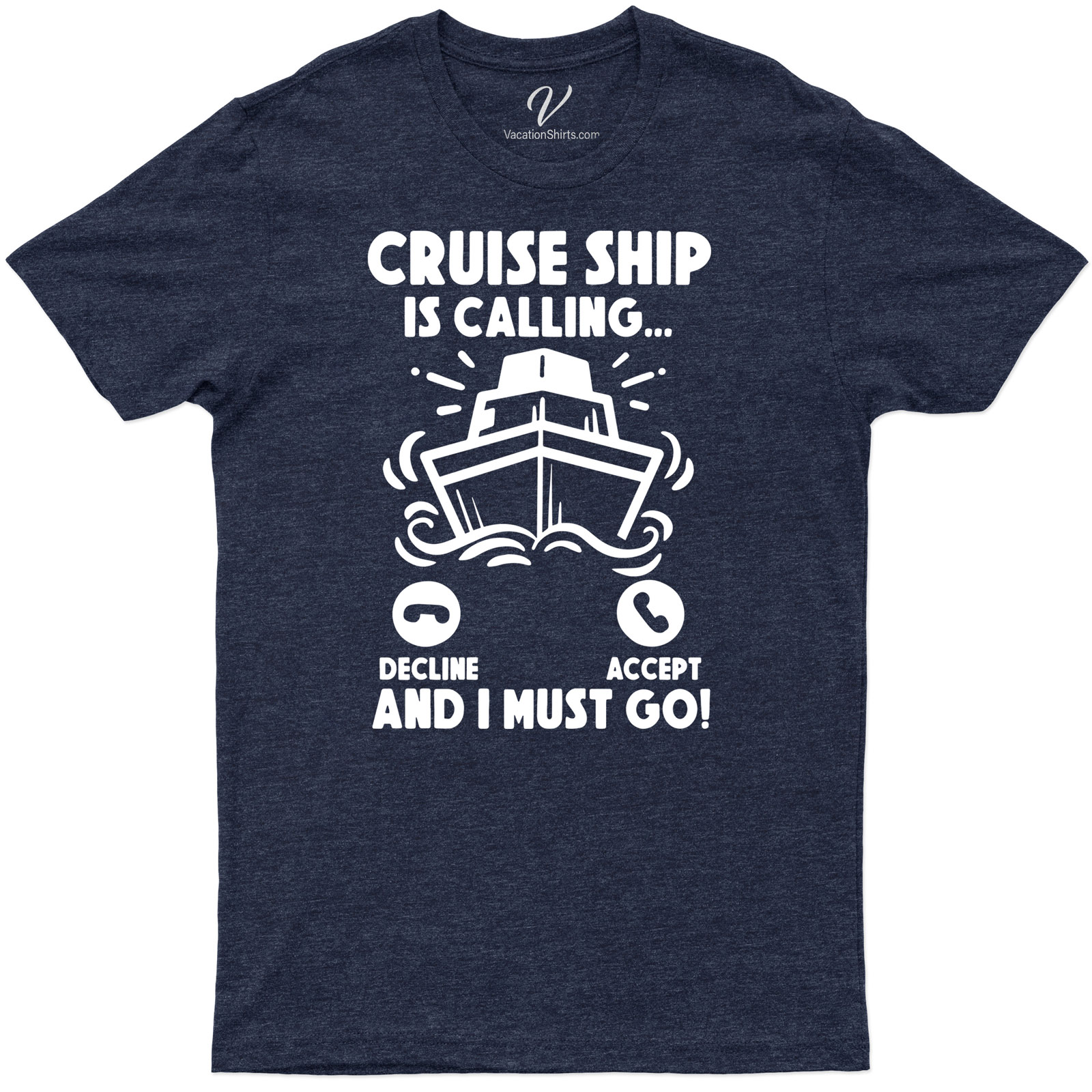 Cruise Is Calling Tee - Stylish Vacation Shirts | VacationShirts.com