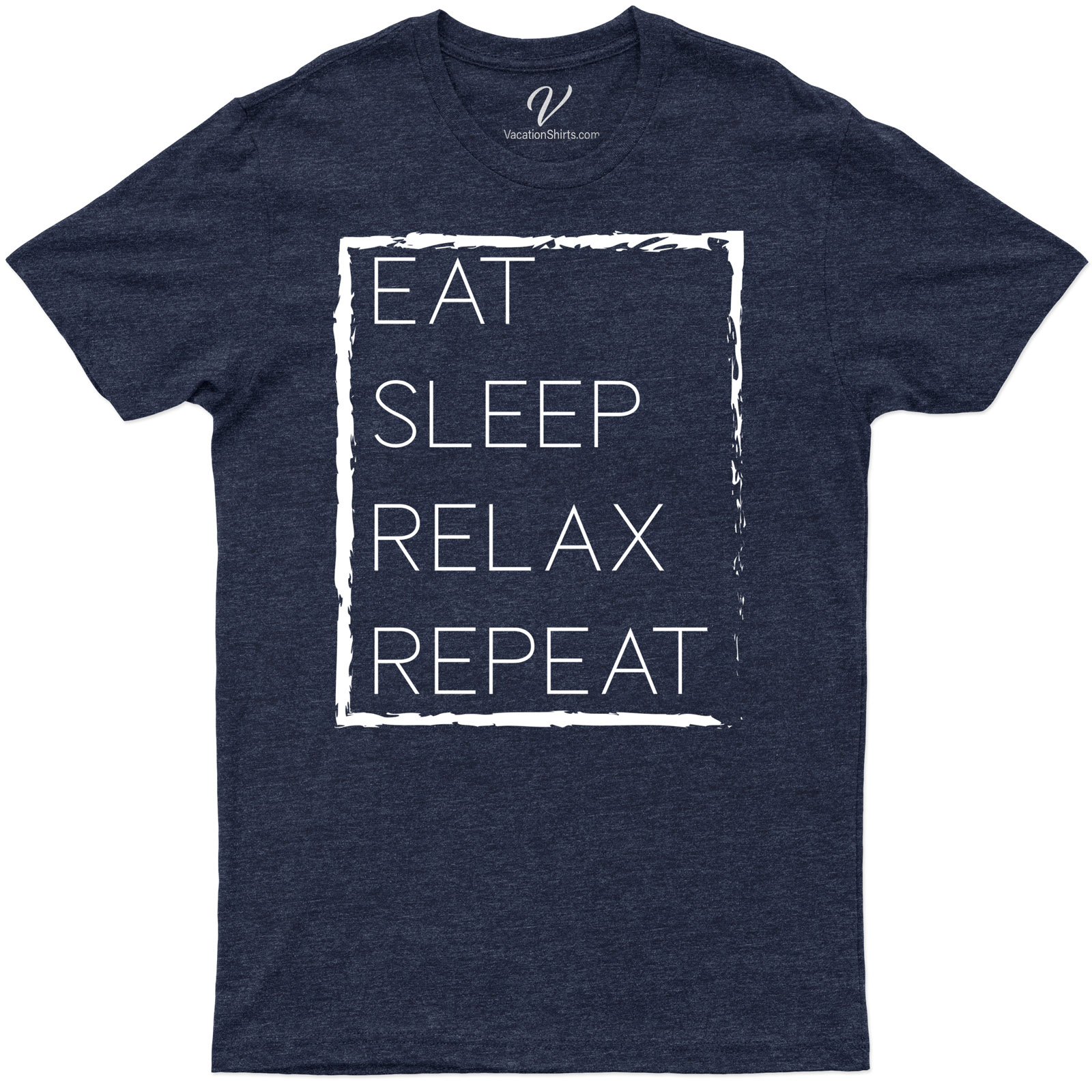 Comfortable Eat Sleep Relax Repeat Tee - Casual Wear