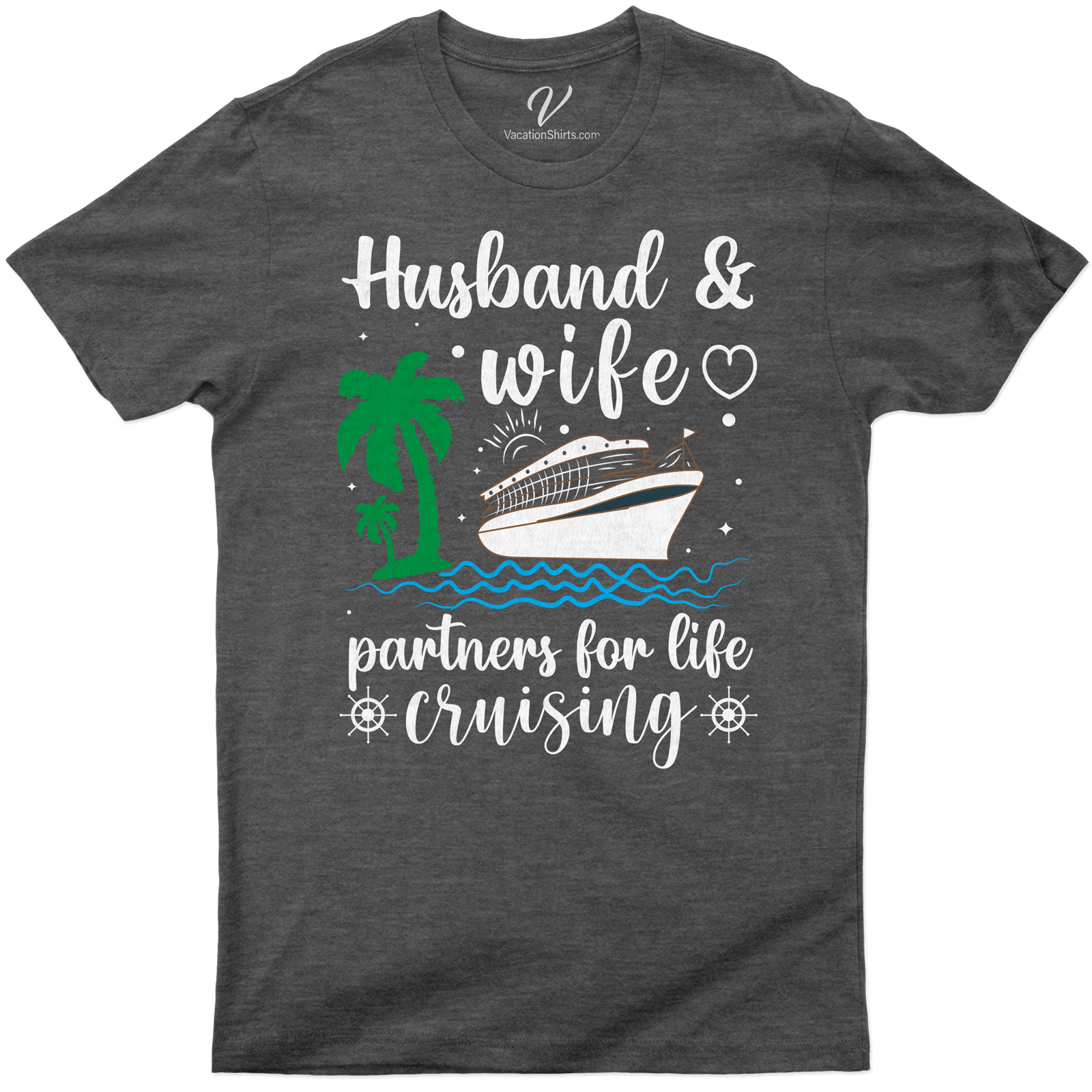 Couples' Cruise Vacation Tee - Partners for Life Shirt