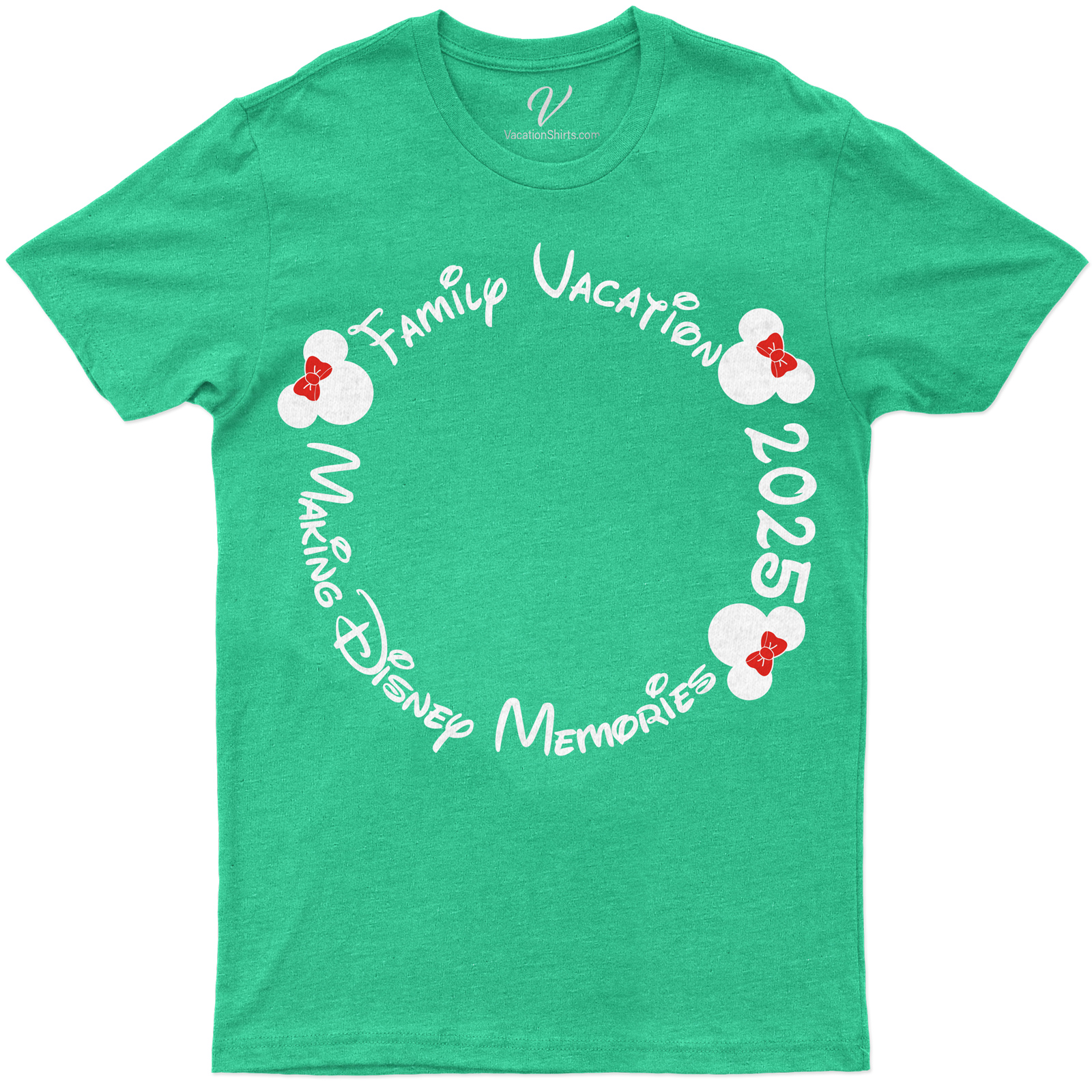Customizable Disney 2025 Family Vacation Tee - Make Memories