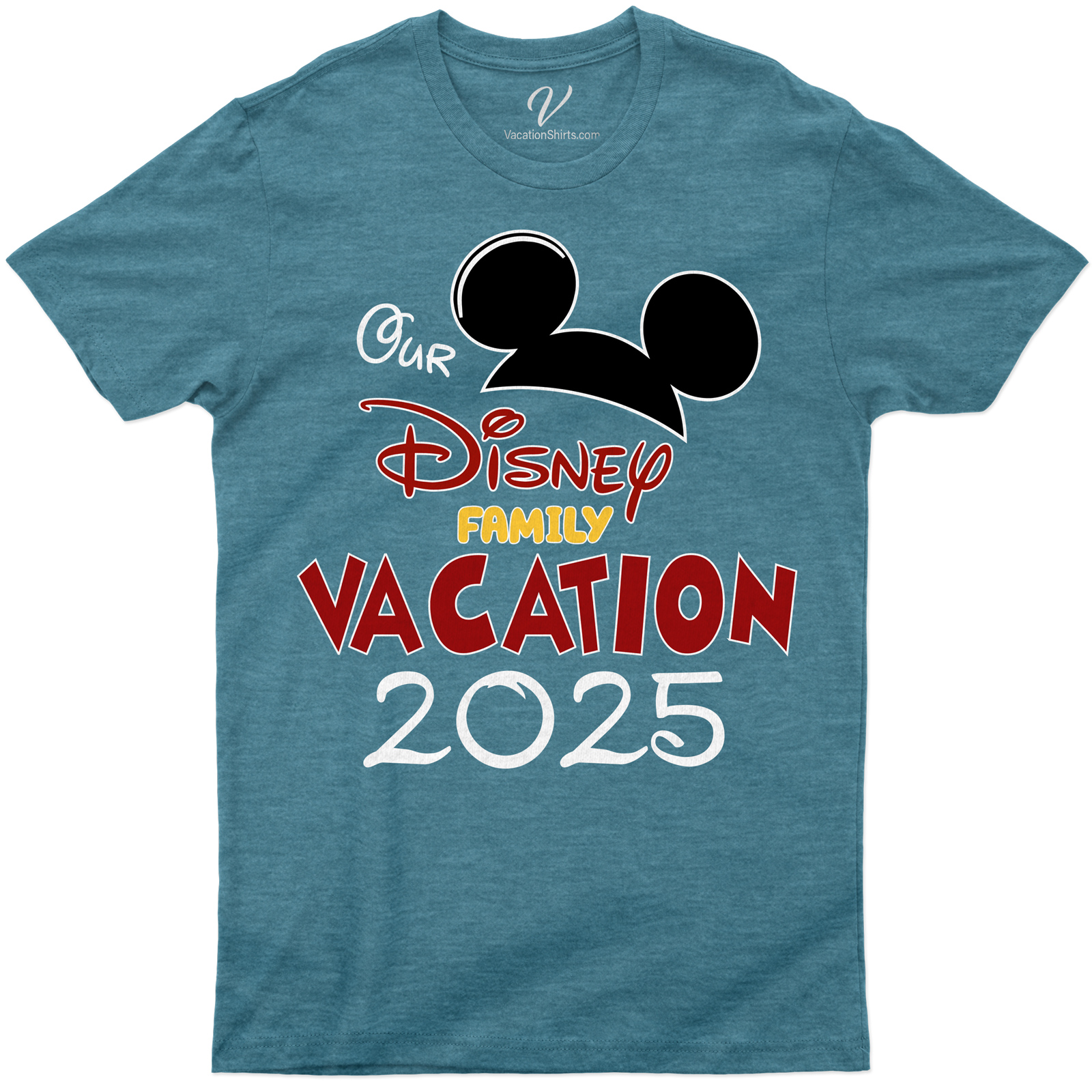 Disney 2025 Family Vacation Custom Tee - Personalize Your Trip