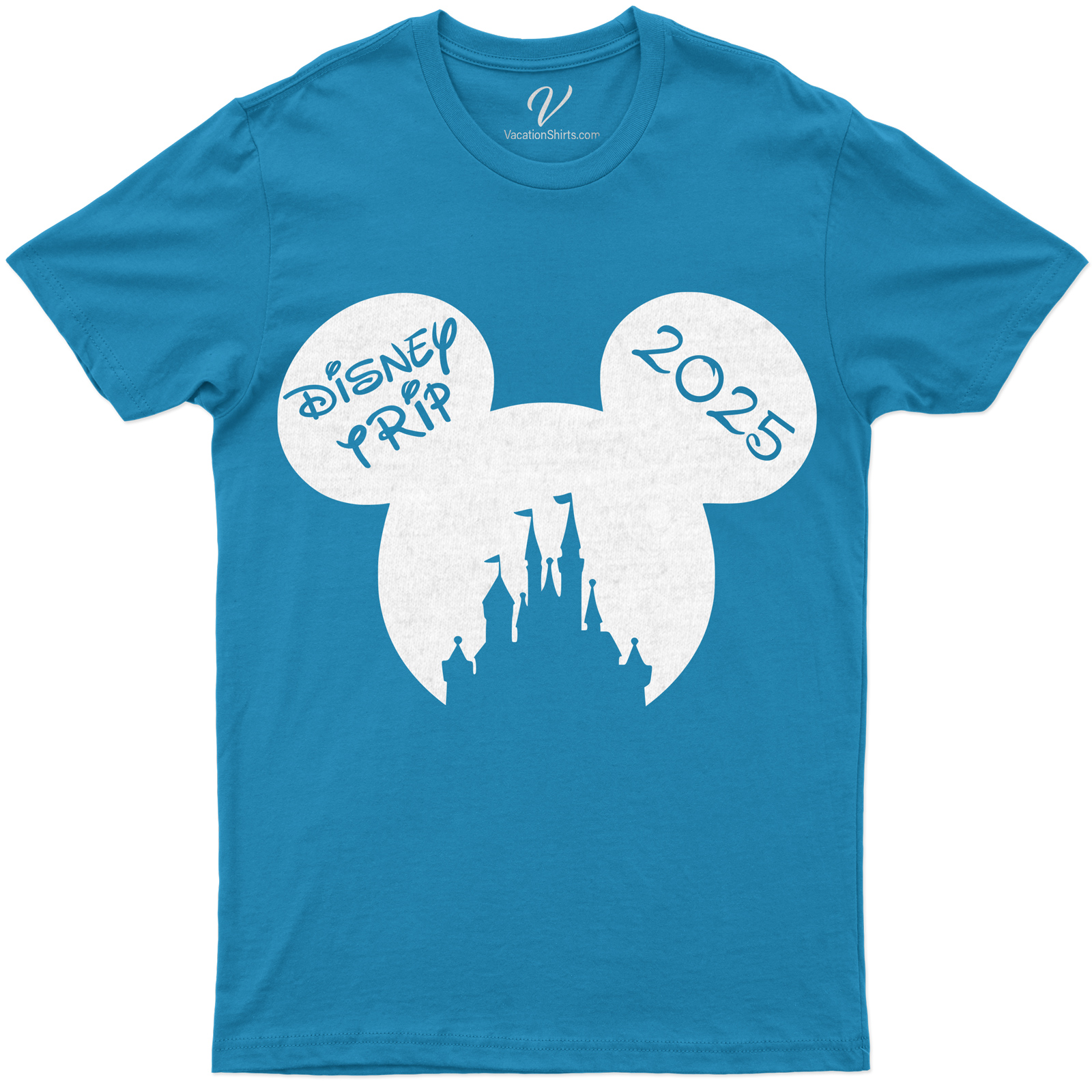 Disney 2025 Family Vacation Tee - Magical Castle Adventure
