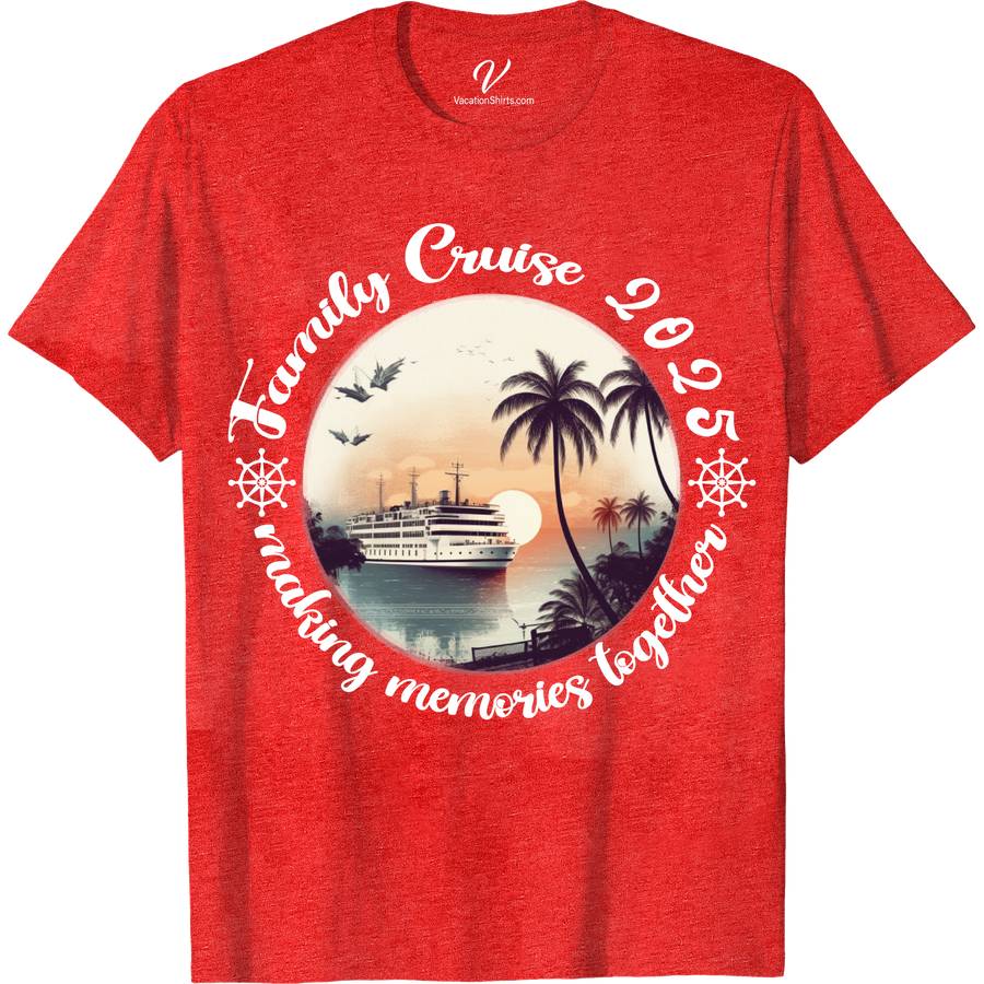 Family Cruise 2025 - Making Memories Together Vacation Cruise Shirt