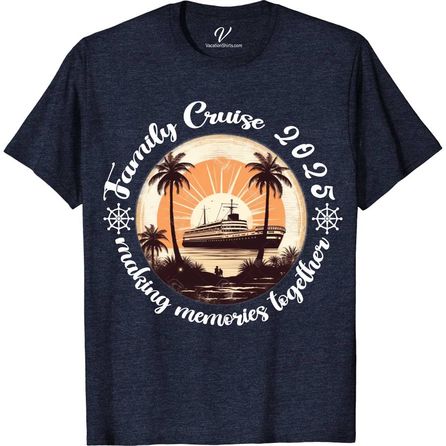 Family Cruise 2025 - Making Memories Together Vacation Tee