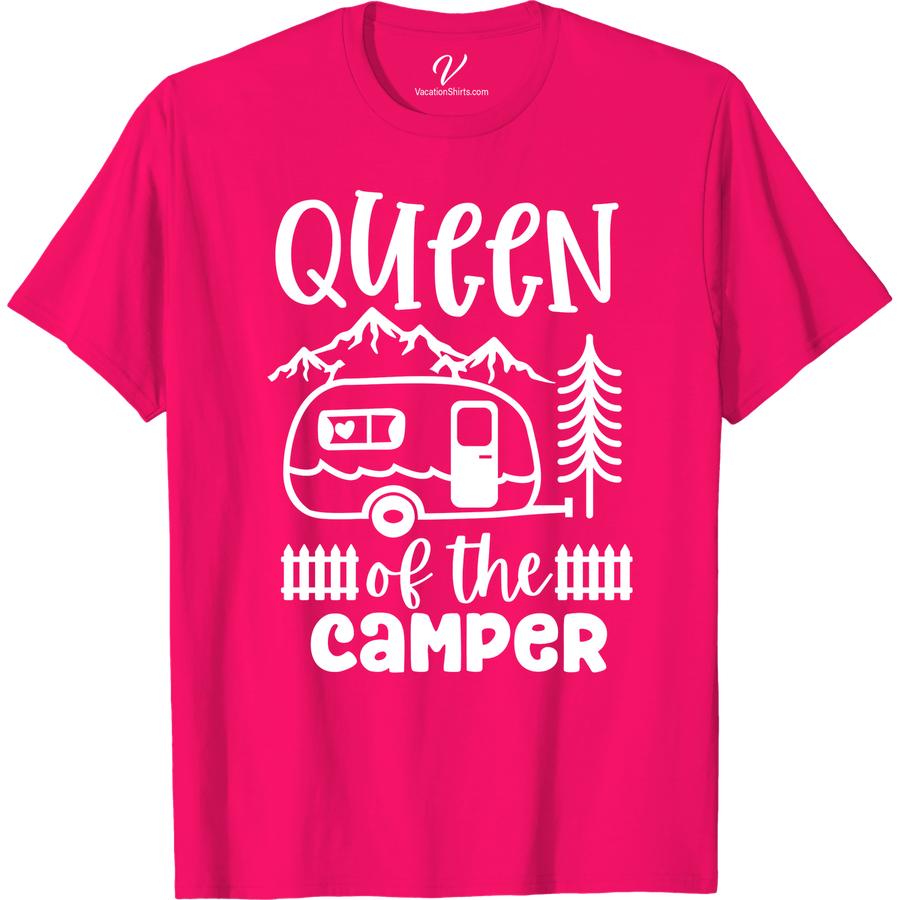 Queen of the Camper Tee - Perfect for RV Vacations | VacationShirts.com