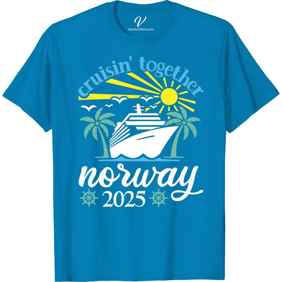 2025 'Cruisin' Together' Tee - Official Norwegian Cruise Adventure Wear