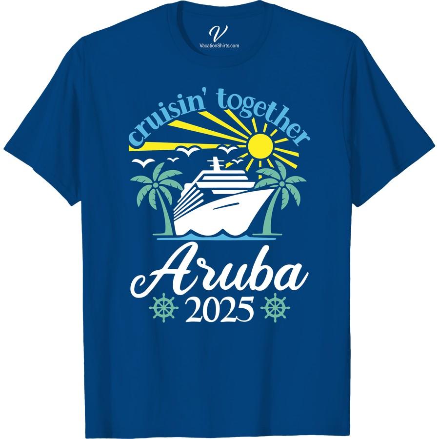 Aruba 2025 Cruise T-Shirt: Perfect Blend of Sun, Sea & Adventure