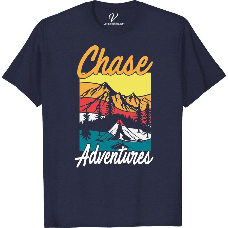 Explore Adventure Tee: Unleash Your Wild With Mountain & Tent Design